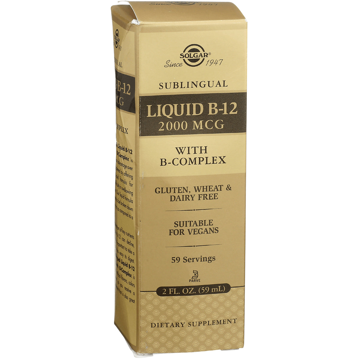 Sublingual Liquid B-12 with B-Complex – Swanson Vitamins