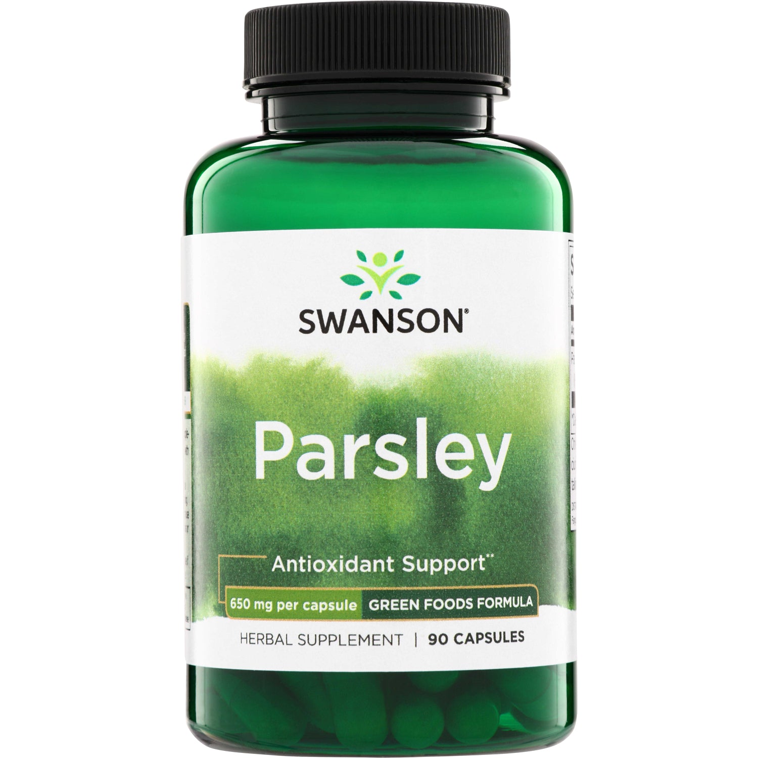 Swanson Vitamins Parsley Herbal Supplement 650 mg Capsules