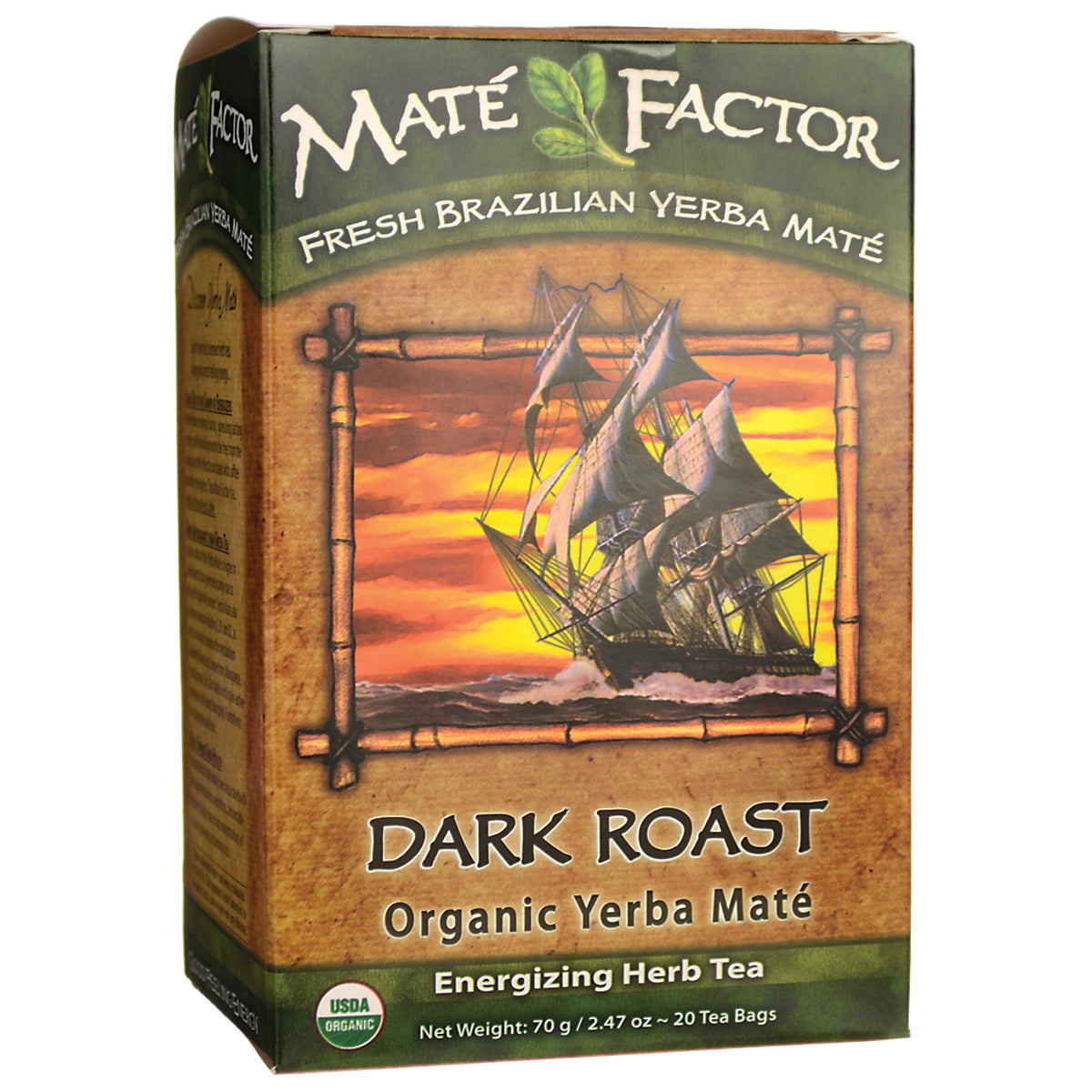 Organic Yerba Mate Energizing Tea - Dark Roast – Swanson Vitamins